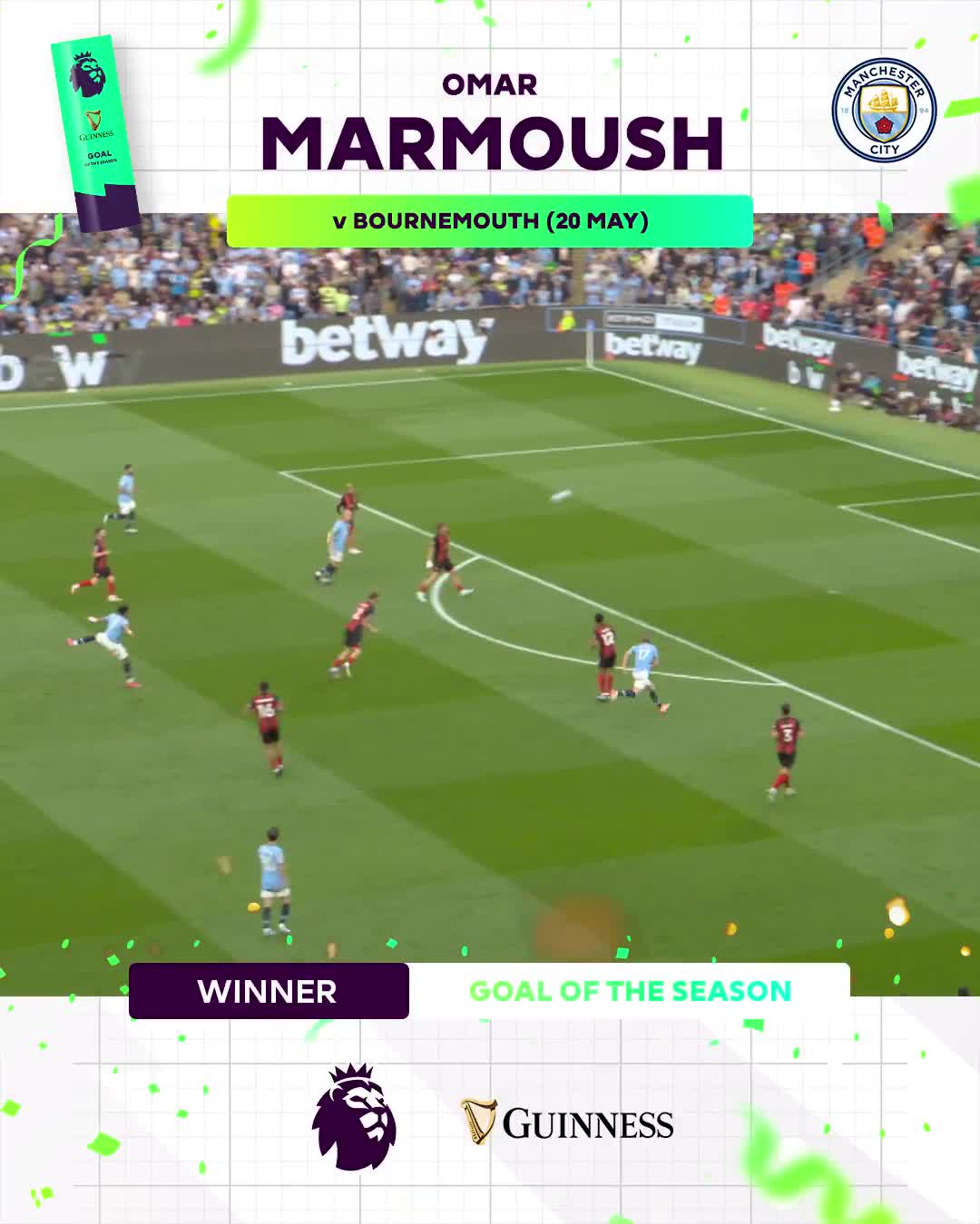 Streamain — Watch — Omar Marmoush win the Premier League Goal of the Season