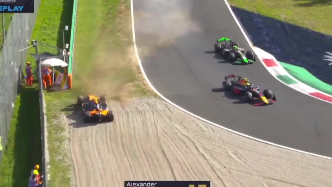 Streamain — Watch — Massive F2 crash at Monza shakes up the race ...